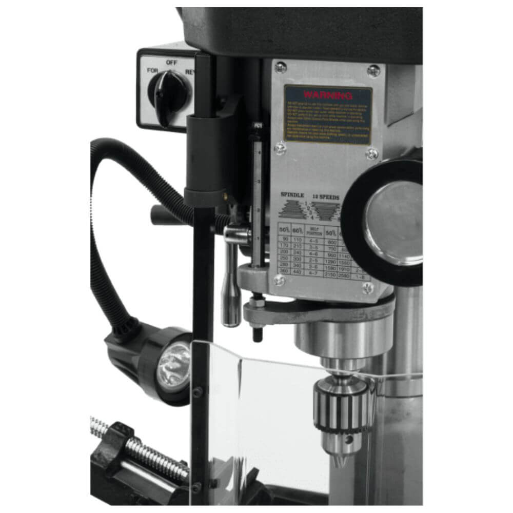 7.5" x 23" New Jet Mill Drill Model JMD-15 with R-8 Taper 230V1Ph