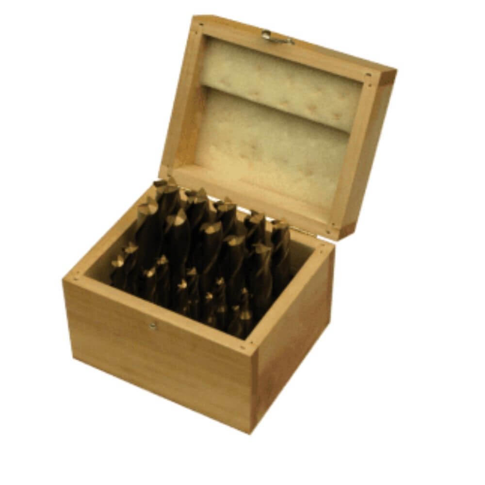 Jet 20-Piece TiN-Coated Single End Mill Set